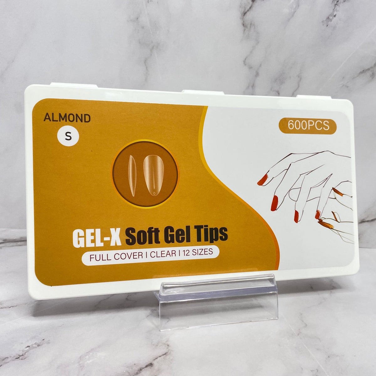 GEL-X Soft Gel Tips Full Coverage Almond nail Tips – Krival Nails LLC